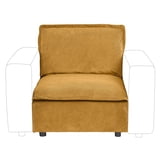 Ainfox 35" W Cloud Modular Sectional Sofa for Living Room, Modern Deep ...