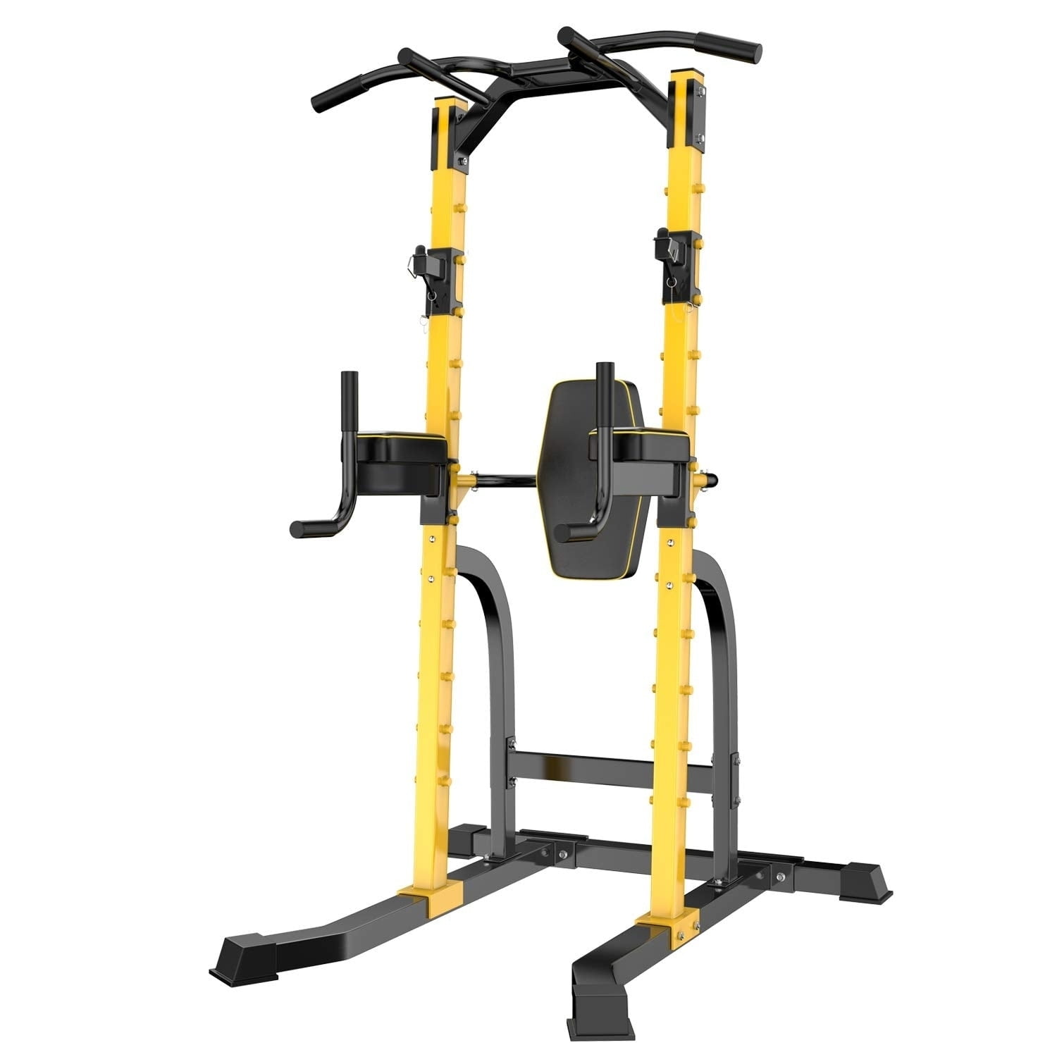 Ainfox Power Tower Multi-Function Home Strength Training Tower Yellow ...