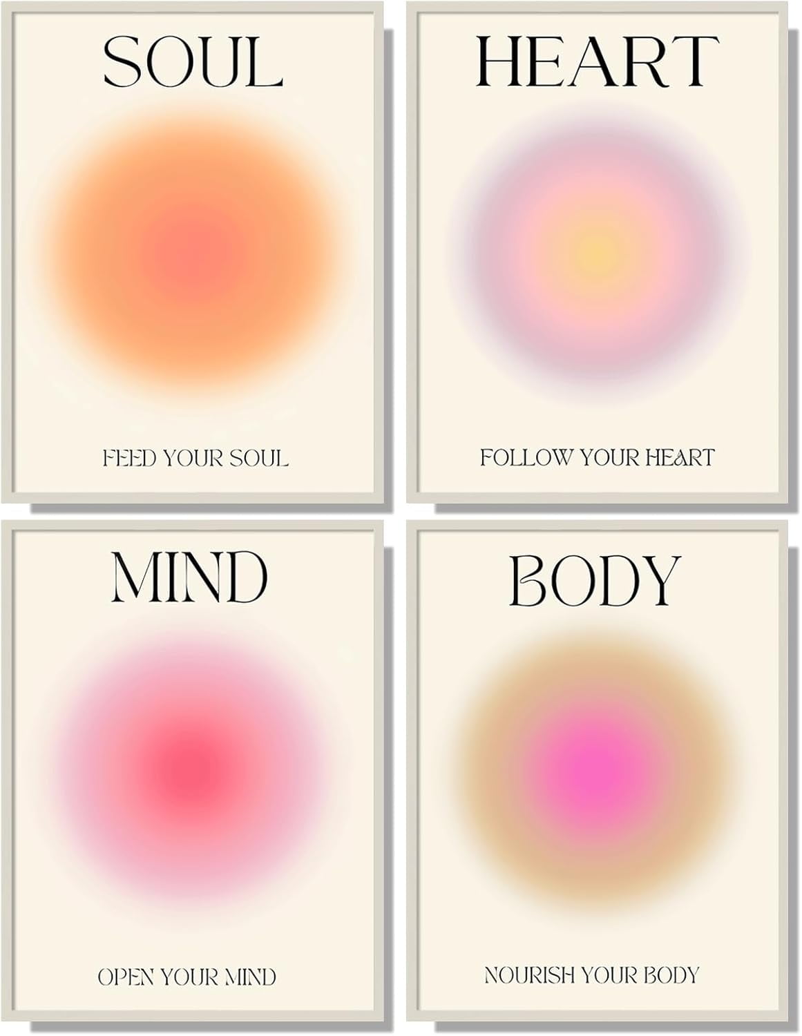 Aingg 4Pcs Black and White Ballet Wall Art Girl Dancing Canvas Prints Elegant Dance Wall Decor ...