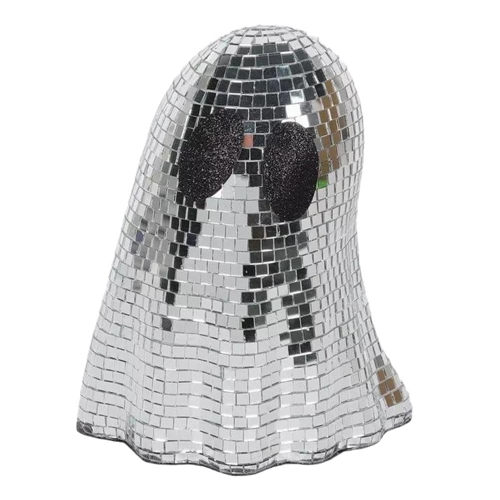 Ainiupi Halloween Disco Ghost Decor, Cute Ghost Disco Ball Halloween ...