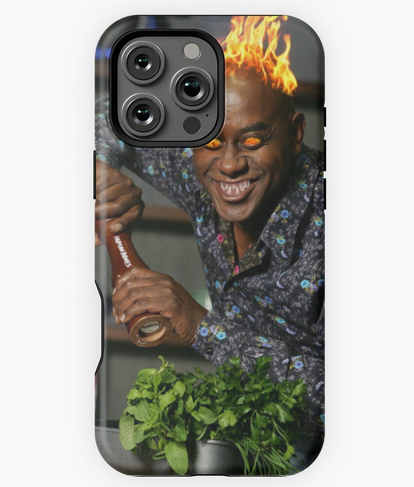 Ainsley Harriott Chef Demon Funny Phone Case for iPhone 16 15 14 13 12 ...