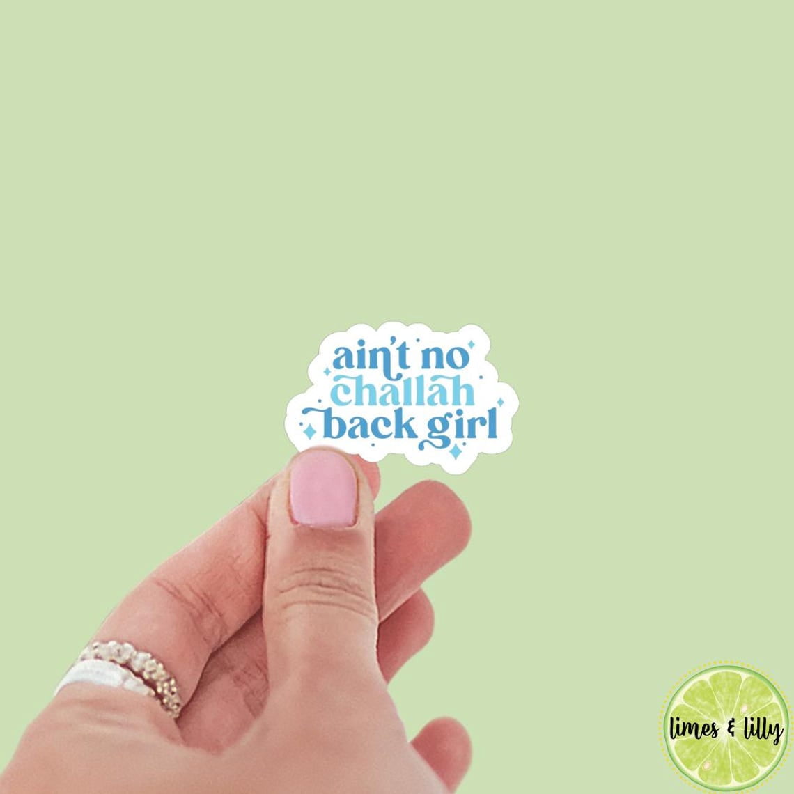 Aint No Challah Back Girl Hanukkah Sticker - Walmart.com