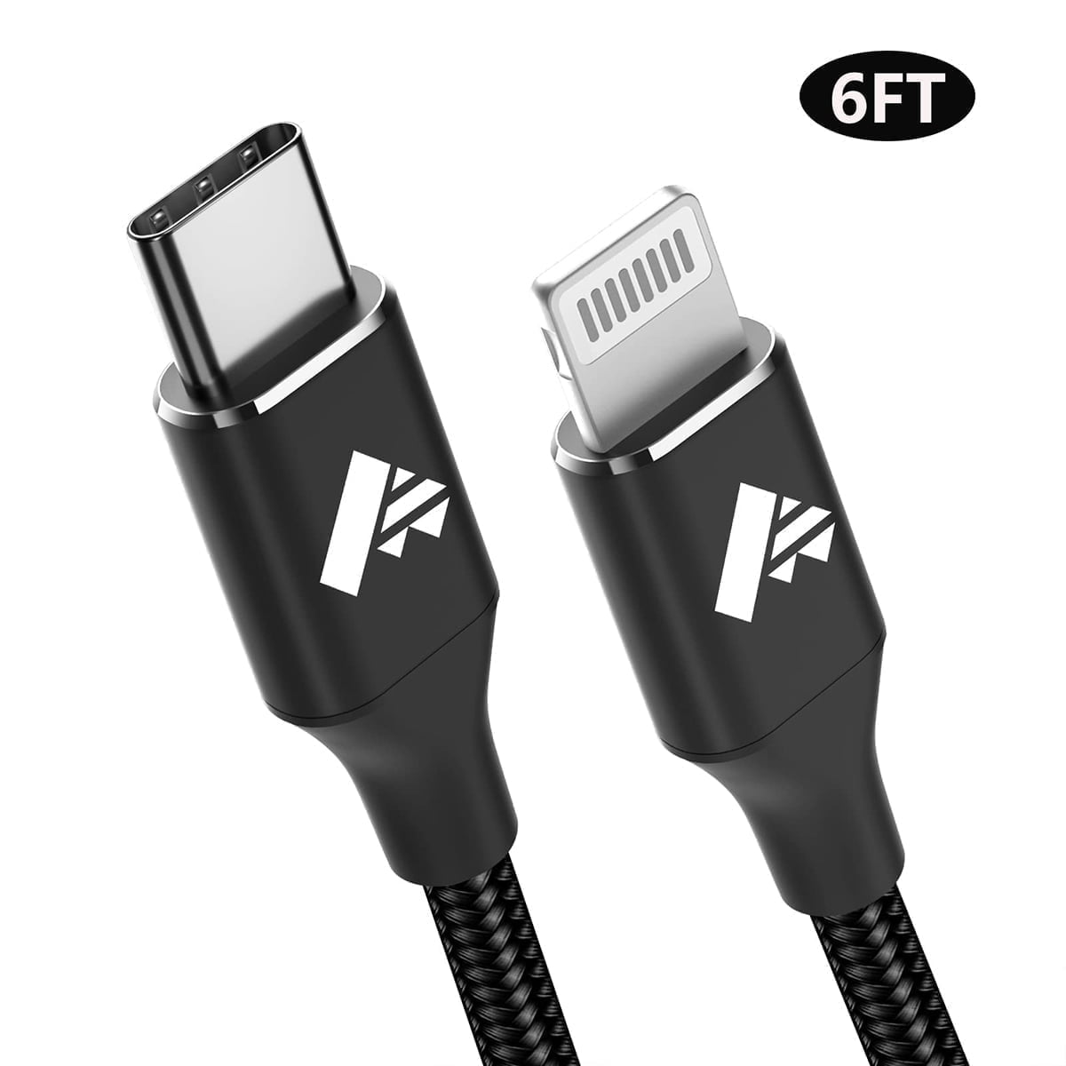 Aioneus 6ft USB C Fast Charging Cable, Nylon Braided Charging Cord ...