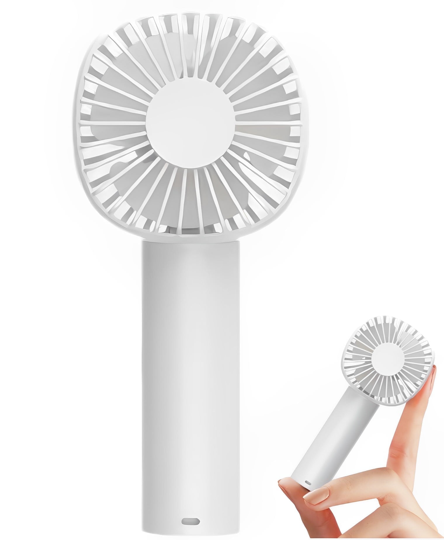 Aioneus Handheld Fan, Portable Mini Fan, 3 Speeds, USB Rechargeable ...