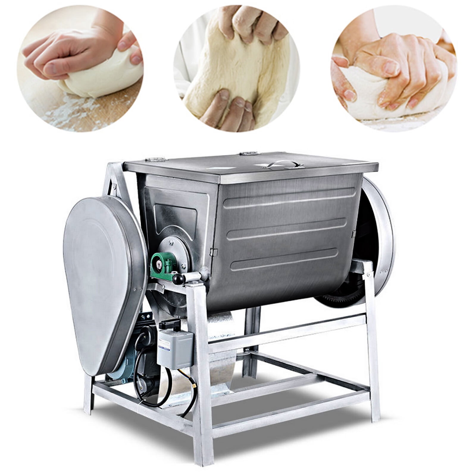 Aiqidi 110V Electric Dough Mixer 30QT Commercial Heavy Duty Mixer ...