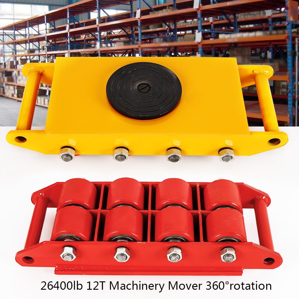 Aiqidi 12T Industrial Machinery Skate Dolly 26400lbs Machinery Moving ...