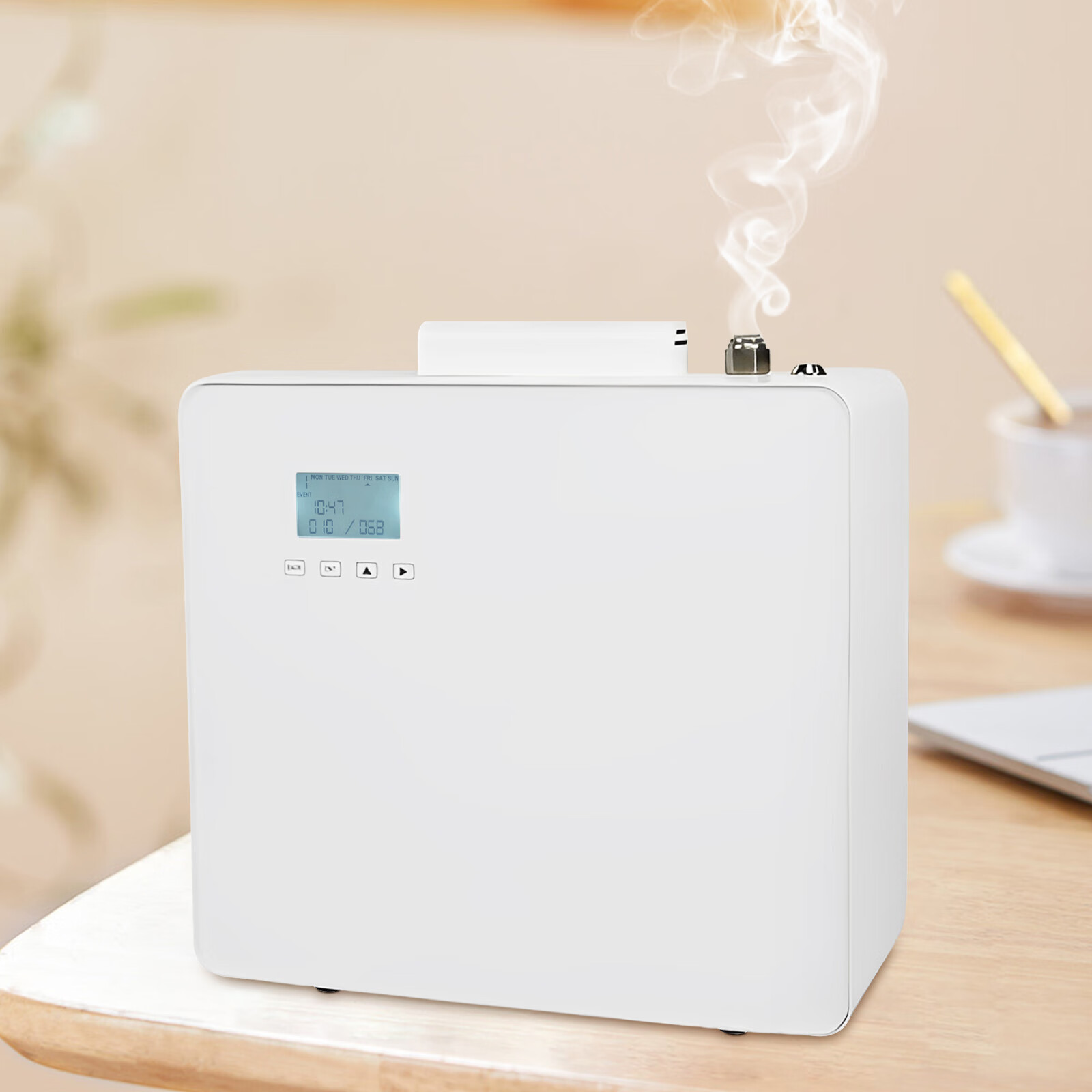 Aiqidi 12V LCD Fragrance Diffuser, Waterless Scent Machine, 800ml, HVAC ...