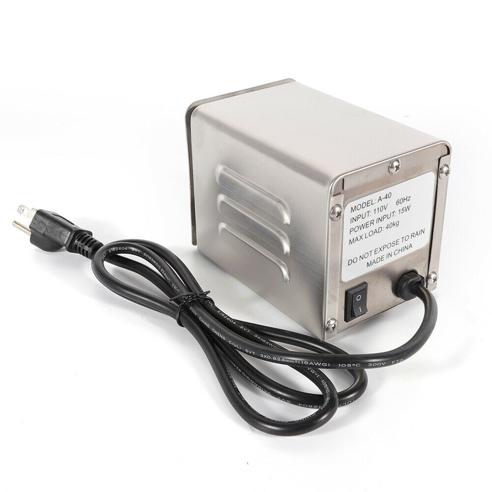 Aiqidi 15W Electric BBQ Motor Stainless Steel BBQ Grill Roaster with T ...