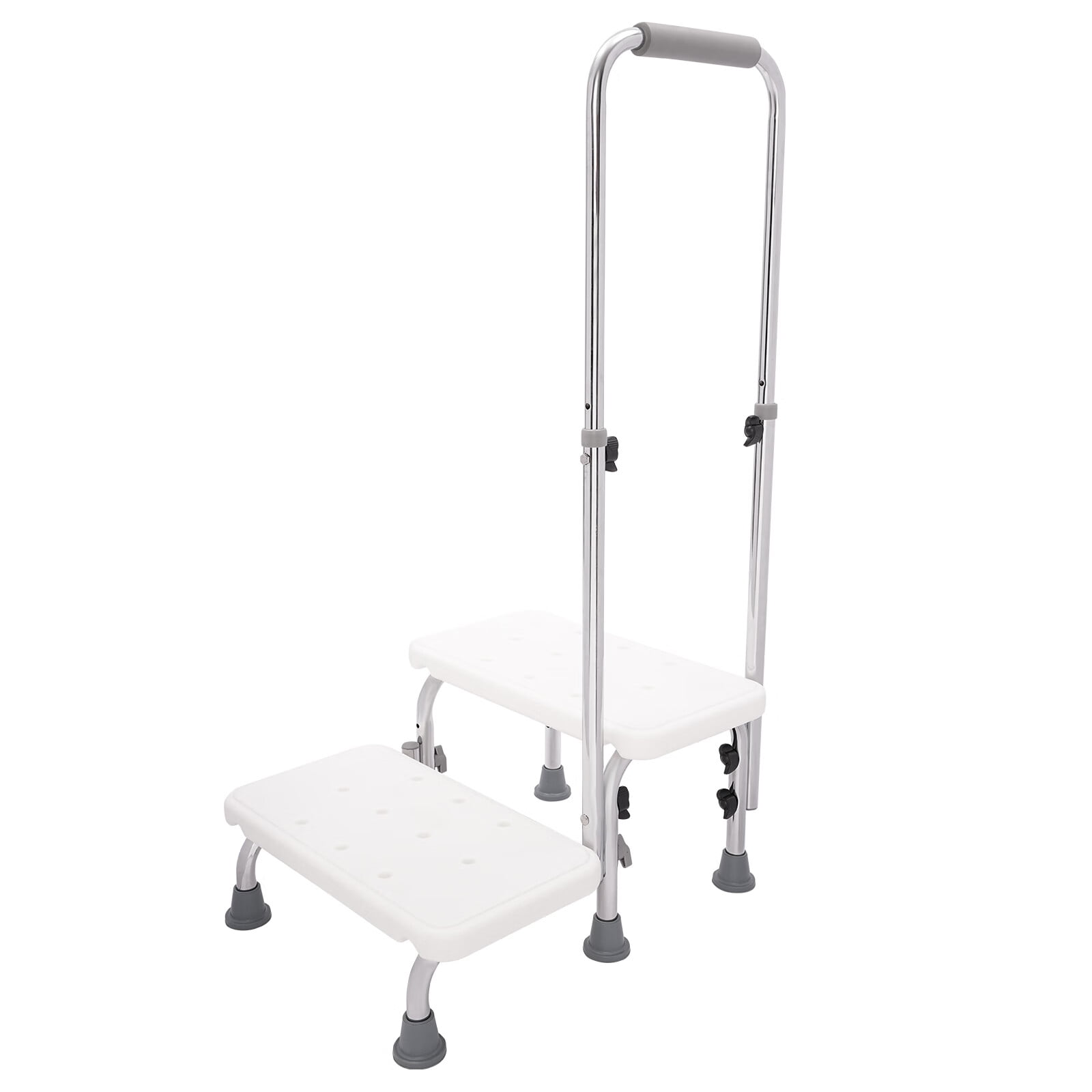 Aiqidi 2 Tiers Step Stool with Handle Freestanding Heavy Duty Medical ...