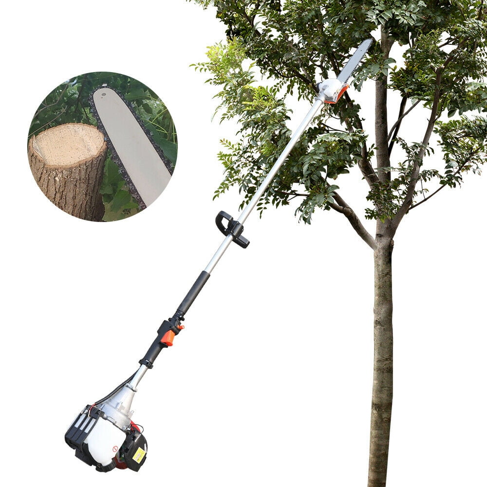 Aiqidi 35.8CC 4 Stroke Engine Gas Powered Pole Saw Chainsaw Tree ...