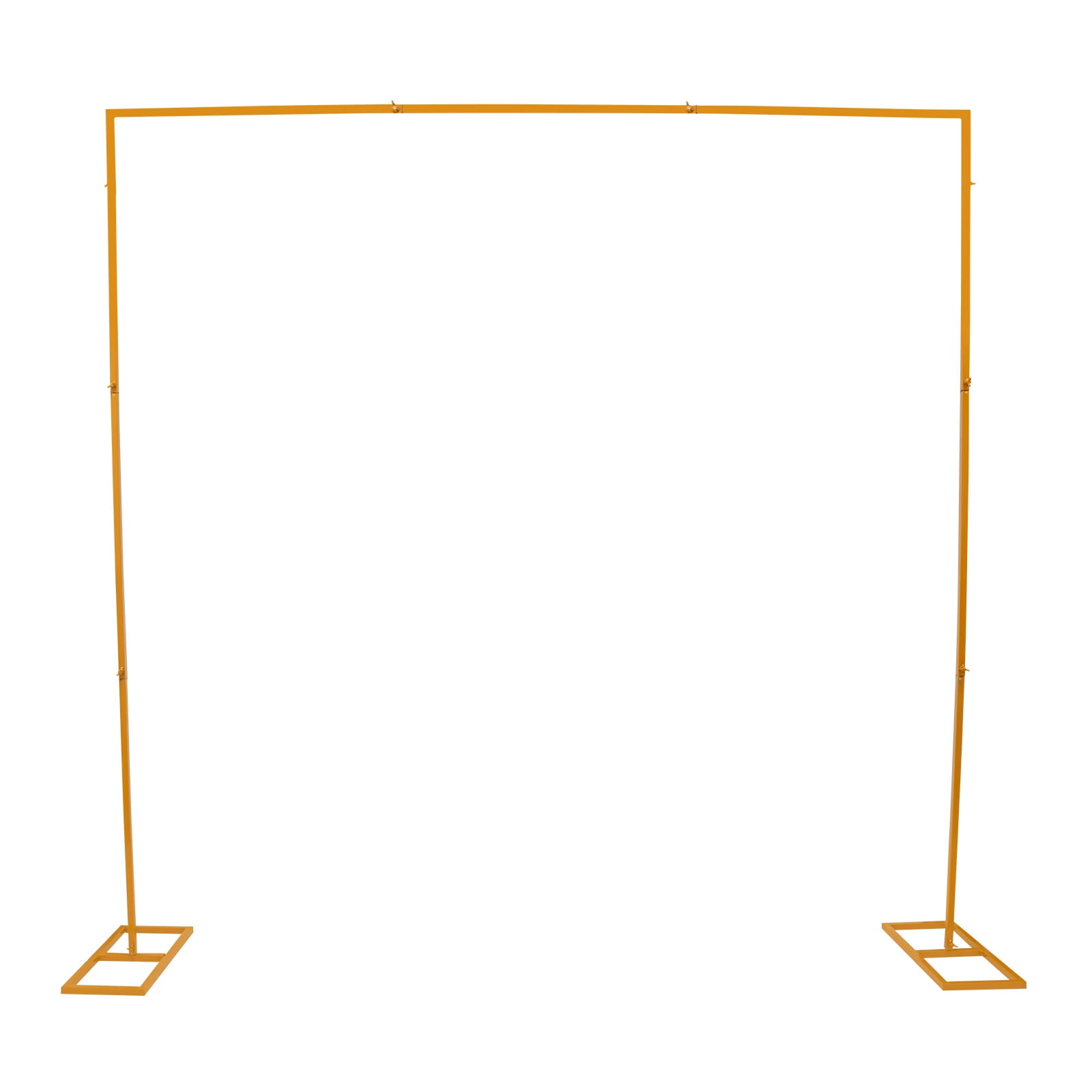 Aiqidi 7.87*7.87Ft Gold Wedding Arch Stand Square Background Stand ...