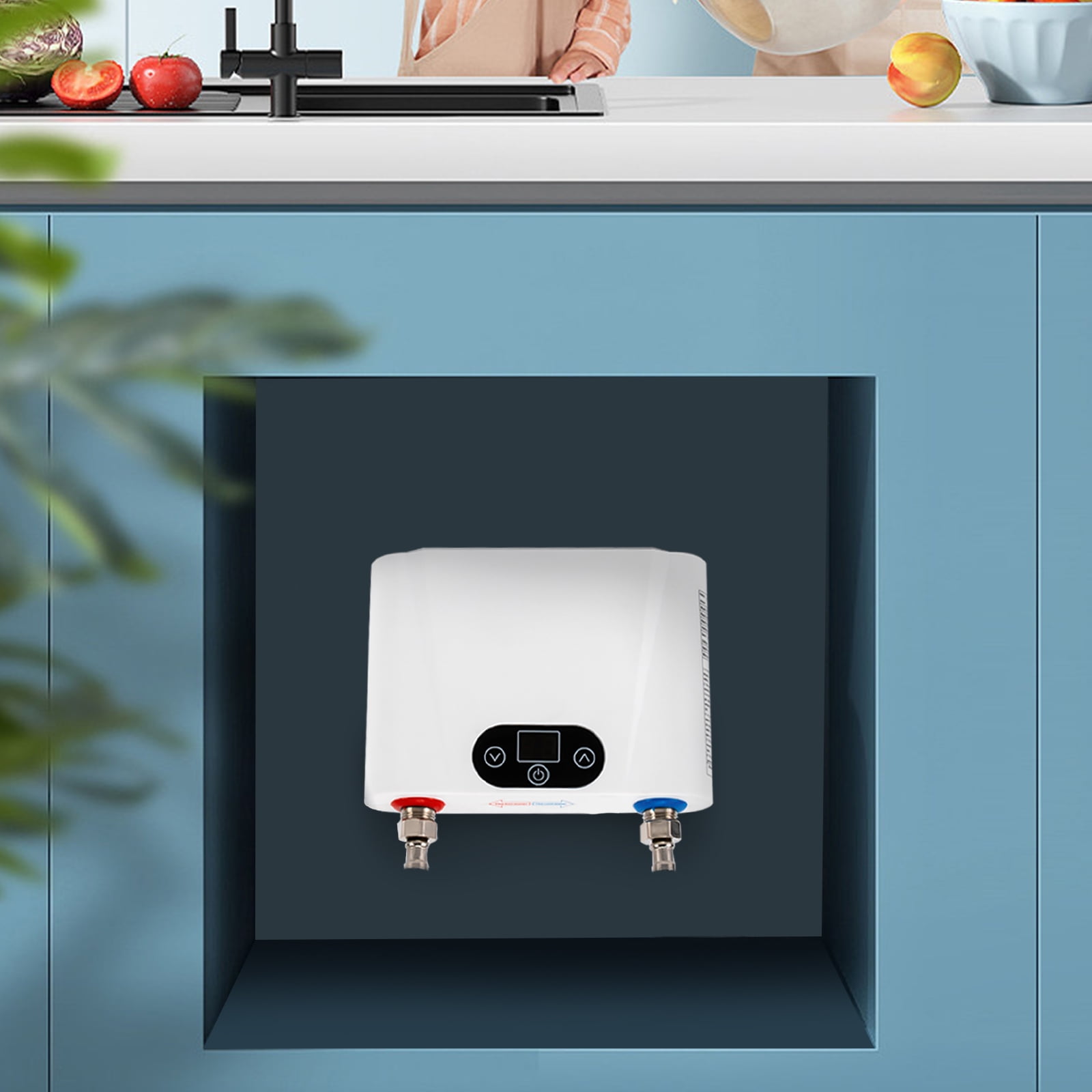 Aiqidi Instant Tankless Water Heater 5.5KW Electric Under Sink Kitchen ...