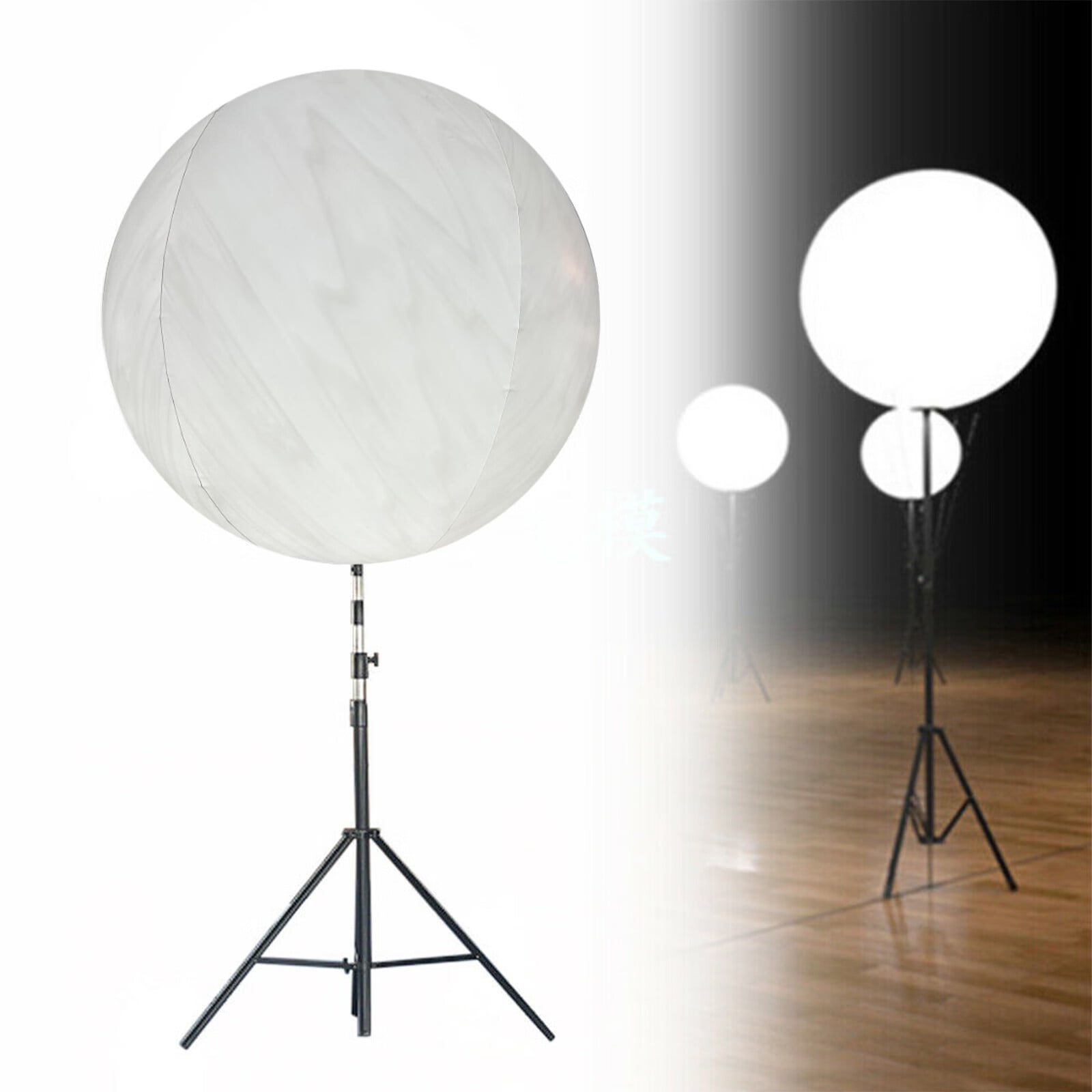Aiqidi LED Inflatable Balloon Stand 4.9ft White Lighting Tripod Stand ...