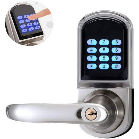 Aiqidi Keyless Entry Door Lock, Smart Electronic Password, Digital Code ...