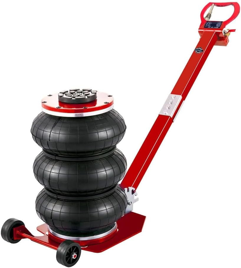 Air 3 Ton 6600 lbs Pneumatic Car Lift Compressed Fast Lifting Height Up ...