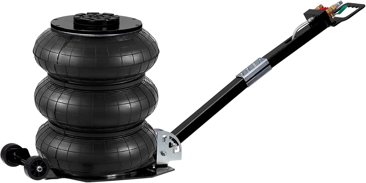 Air 5 Ton/11000 lbs Pneumatic Lift Up to 15.75 Inch 3-5S Fast Lifting Air Bag for Garage Cars ...