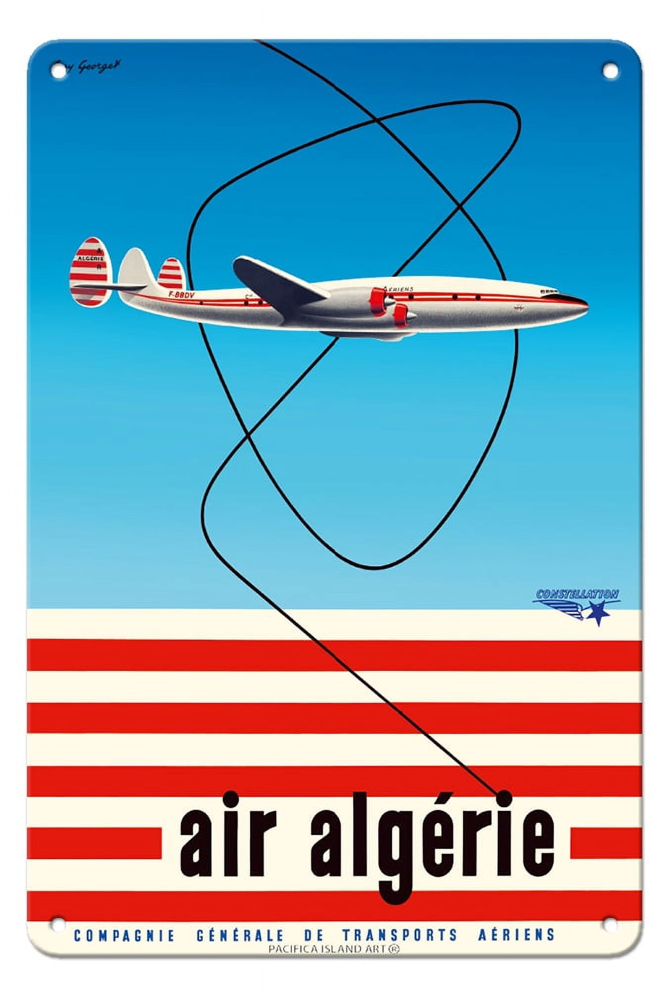 Air Algérie - Lockheed L-1049 Super Constellation “Connie” - Vintage ...