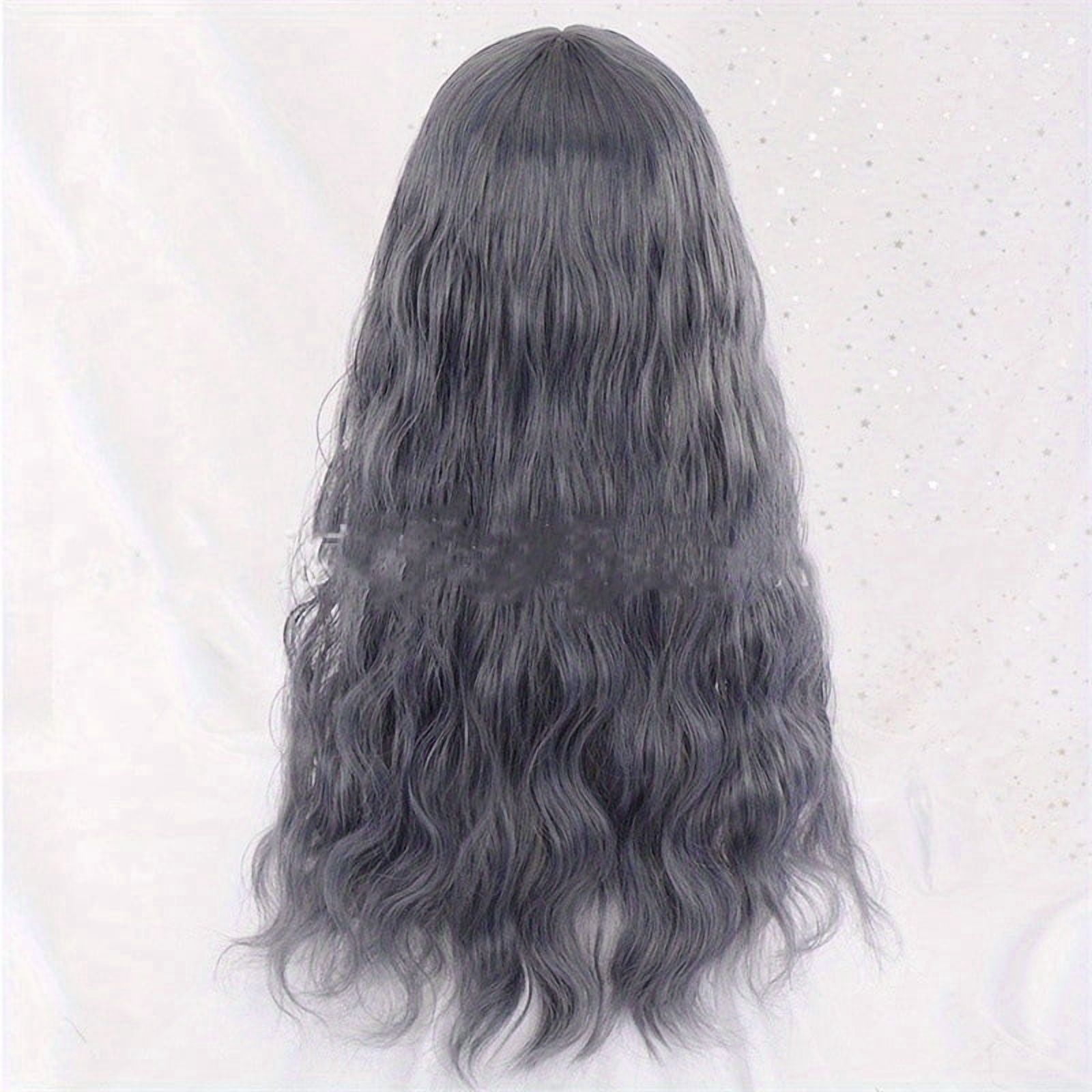 Air Bangs Corn Perm Full Hair Wigs - Natural Look & Comfortable Fit for ...