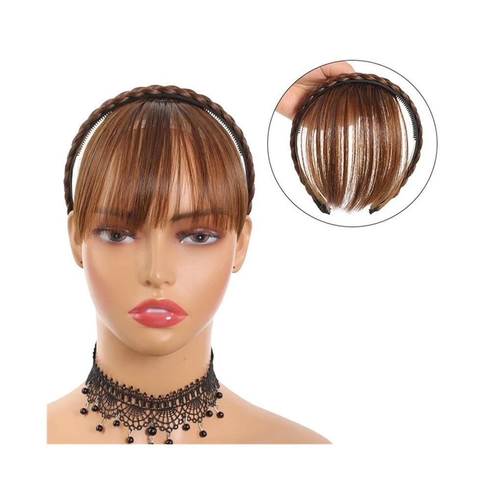 Air Bangs Hairbands Wigs Synthetic Bangs Hairbands Wigs Simple to Wear ...