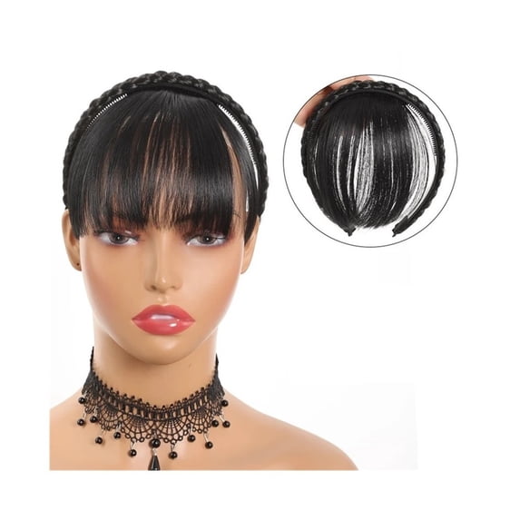 Air Bangs Hairbands Wigs Synthetic Bangs Hairbands Wigs Simple to Wear ...