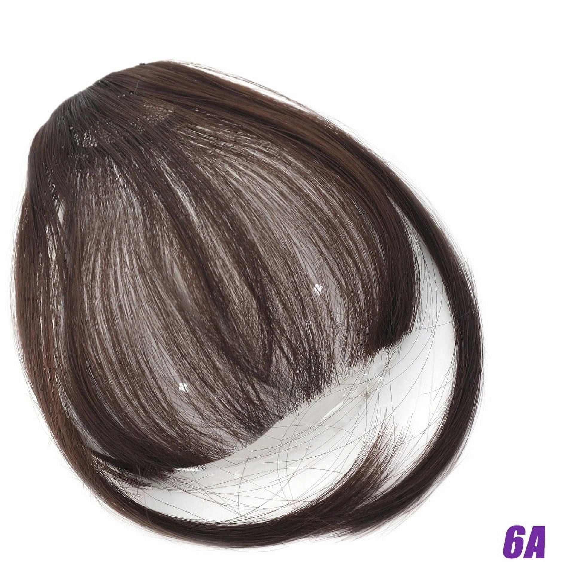 Air Bangs Hairpiece for Women with Sideburns Natural Hairline Invisible ...