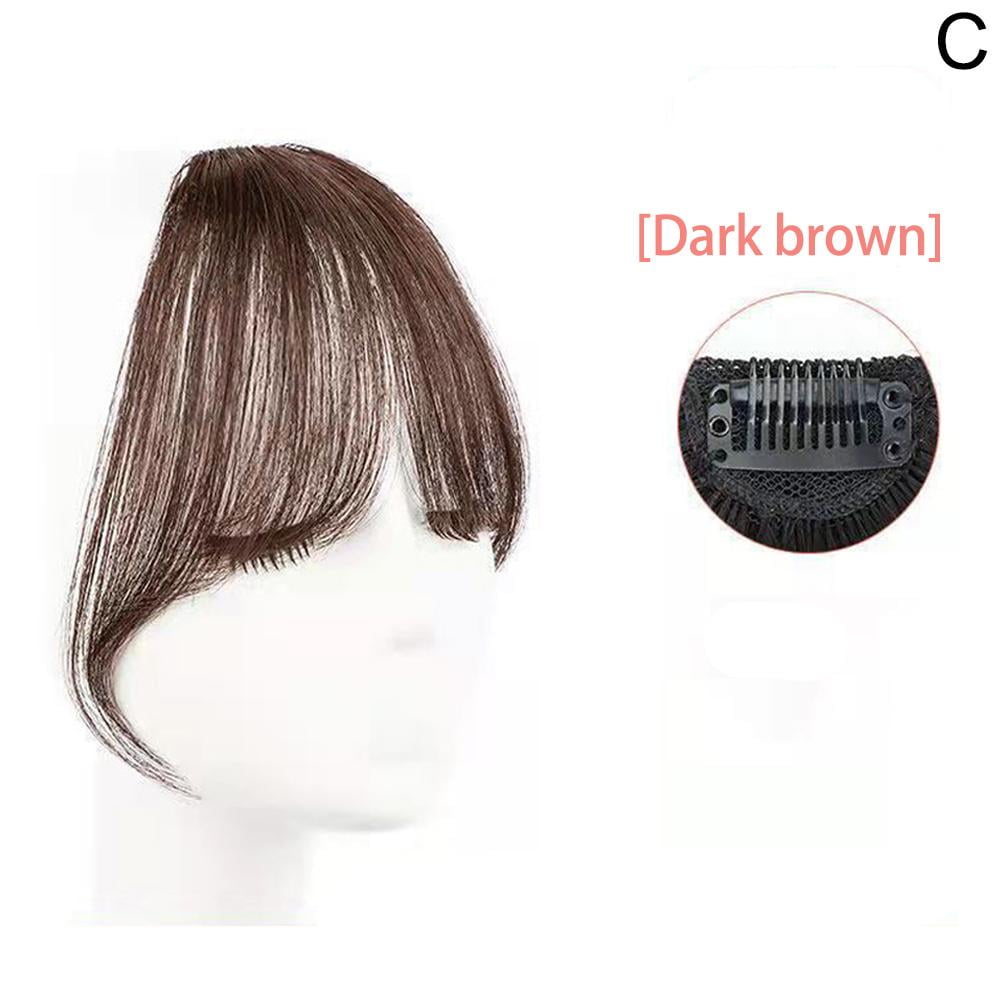 Air Bangs Wig For Women With Natural Front Forehead Invisible Hair ...