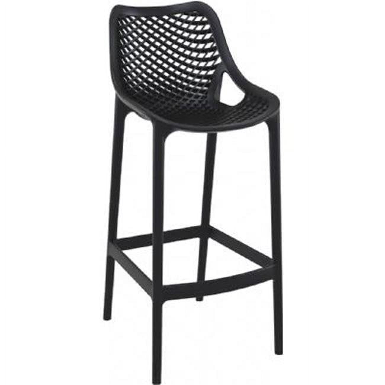 Air Bar Stool Black - Set of 2 - Walmart.com