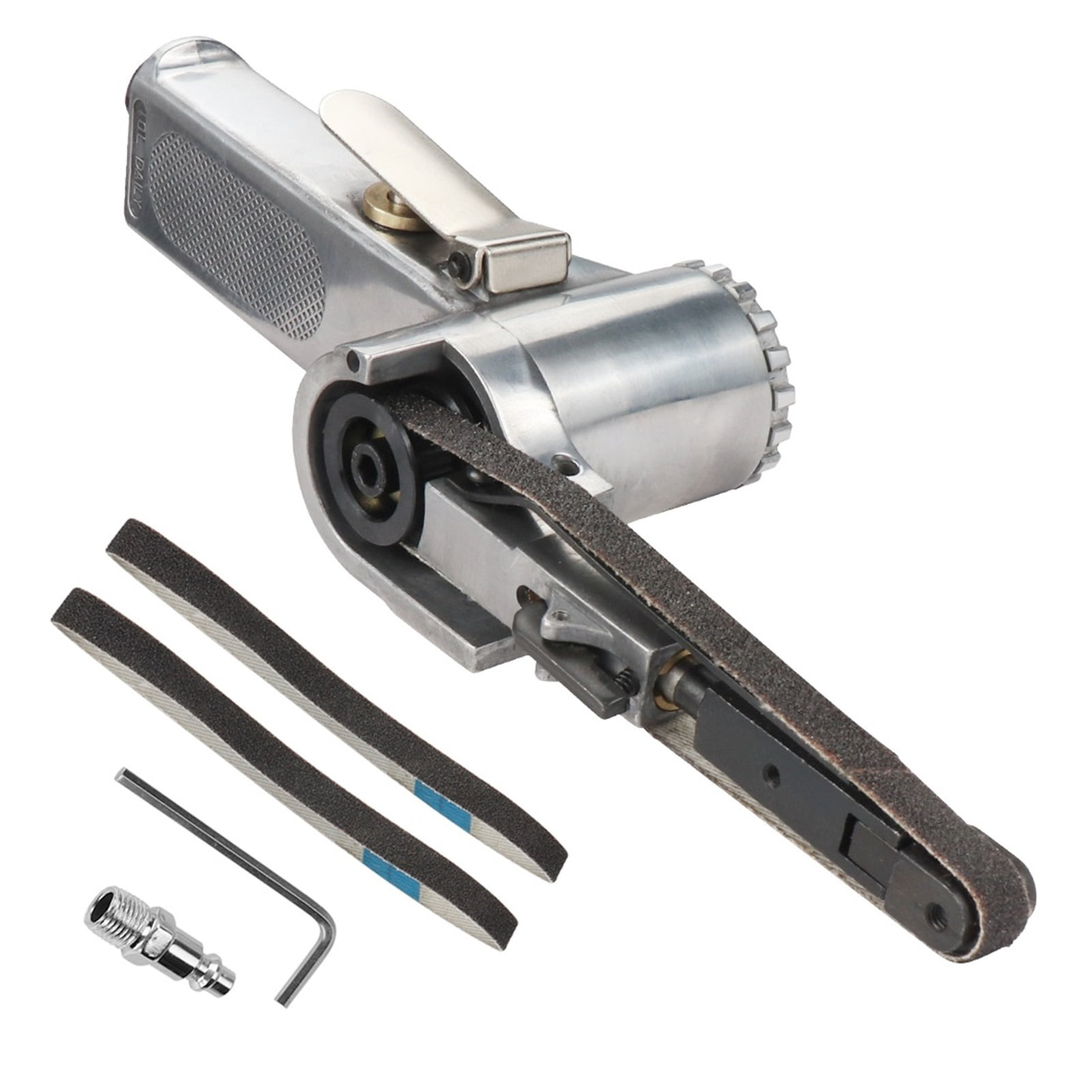 Air Belt Sander 1/4" Inlet Air Angle Grinding Sanding Belt Compressor ...