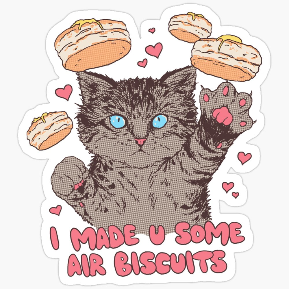 Air Biscuits Sticker Phone Decal Water Bottle Stickers Car Decals ...