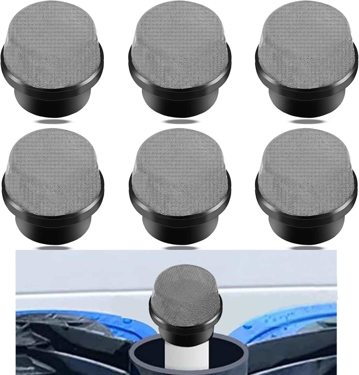 Air Bleeder Screen Cap for 190106Z - 6pcs Stainless Steel Air Valve ...
