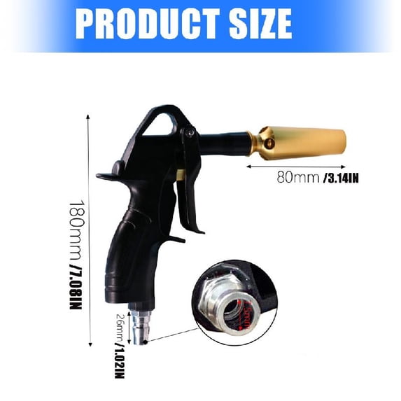 Air Blow with 3mm Nozzle, Air Compressor Accessories Removal Tool Tool ...