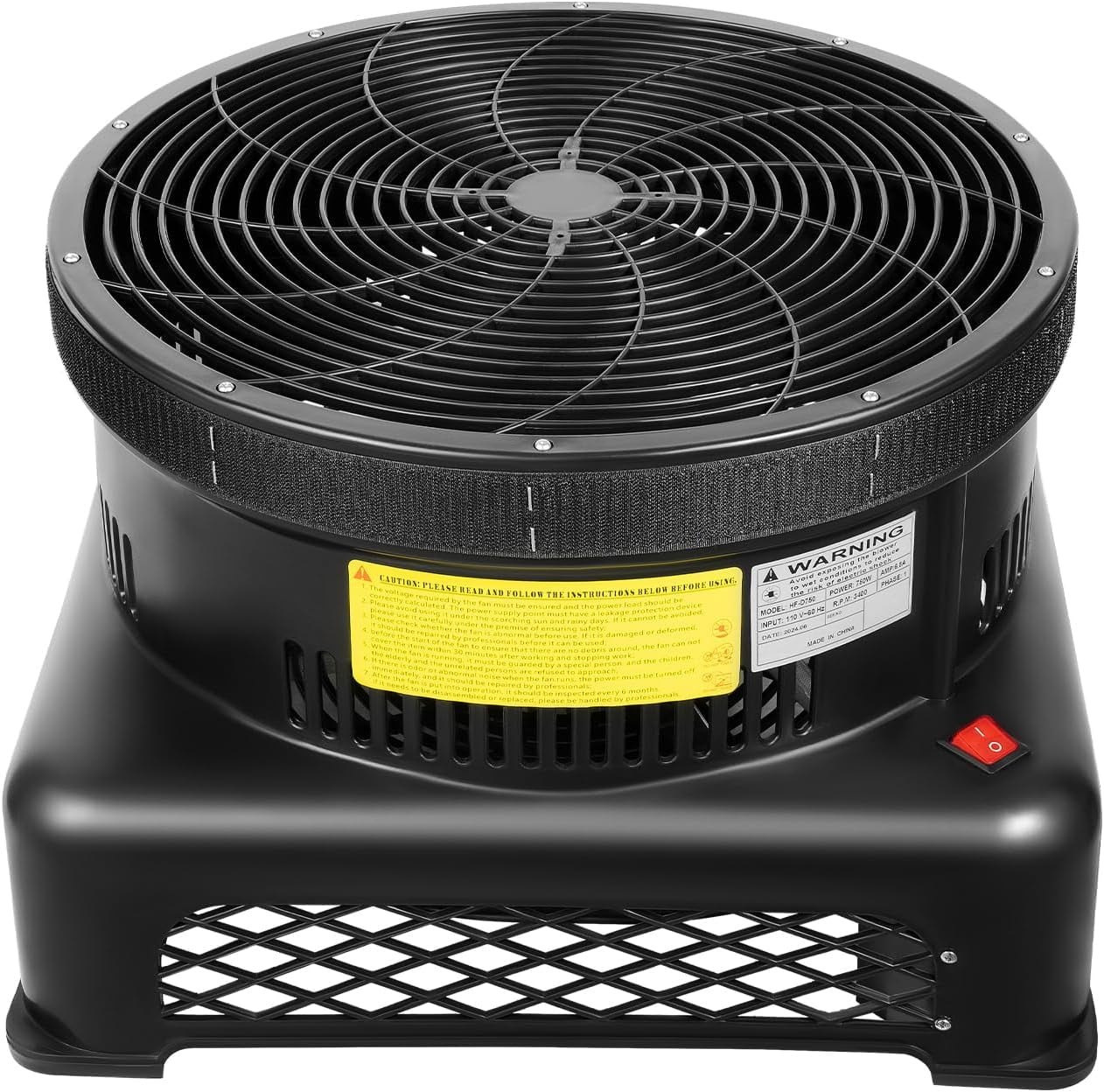 Air Blower Fan, 750W Wind Tube Man Puppet Inflatable Blower Outdoor Sky ...