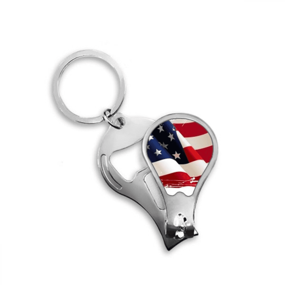 Air Brushing Stars And Stripes America Flag Fingernail Clipper Cutter ...