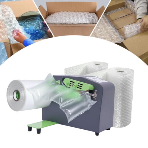 Air Bubble Bag Wrap Making Machine Air Pillow Inflator Cushion Machine ...
