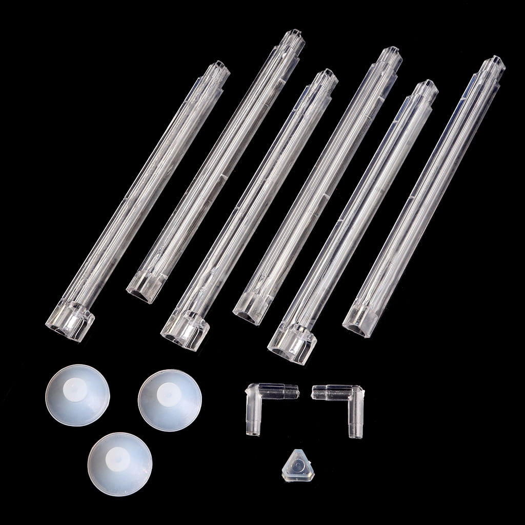 Air Bubble Wall Oxygen Diffusing Plastic Bar 6 Pieces 4 Inches Clear ...