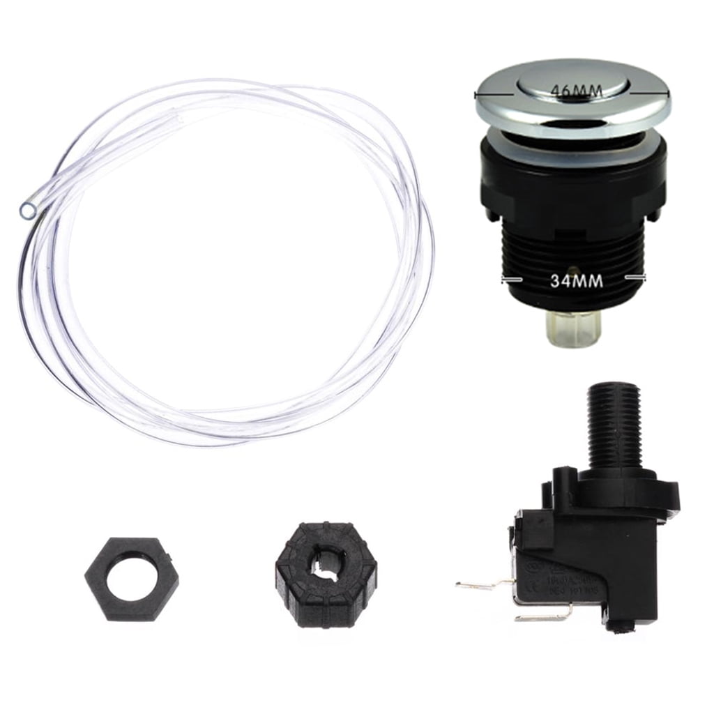 Air Button Switch Set Pneumatic Air Pressure Switch Knob Bath Spa Home ...