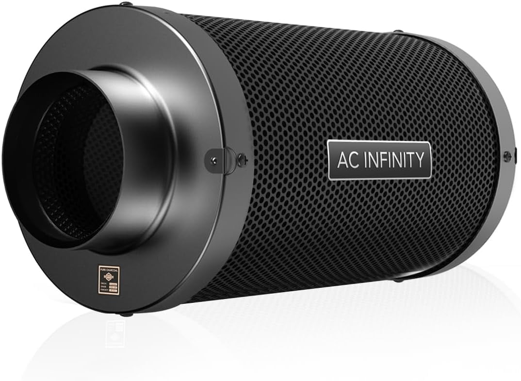 Air Carbon Filter 4" with Premium Australian Virgin Charcoal, for ...