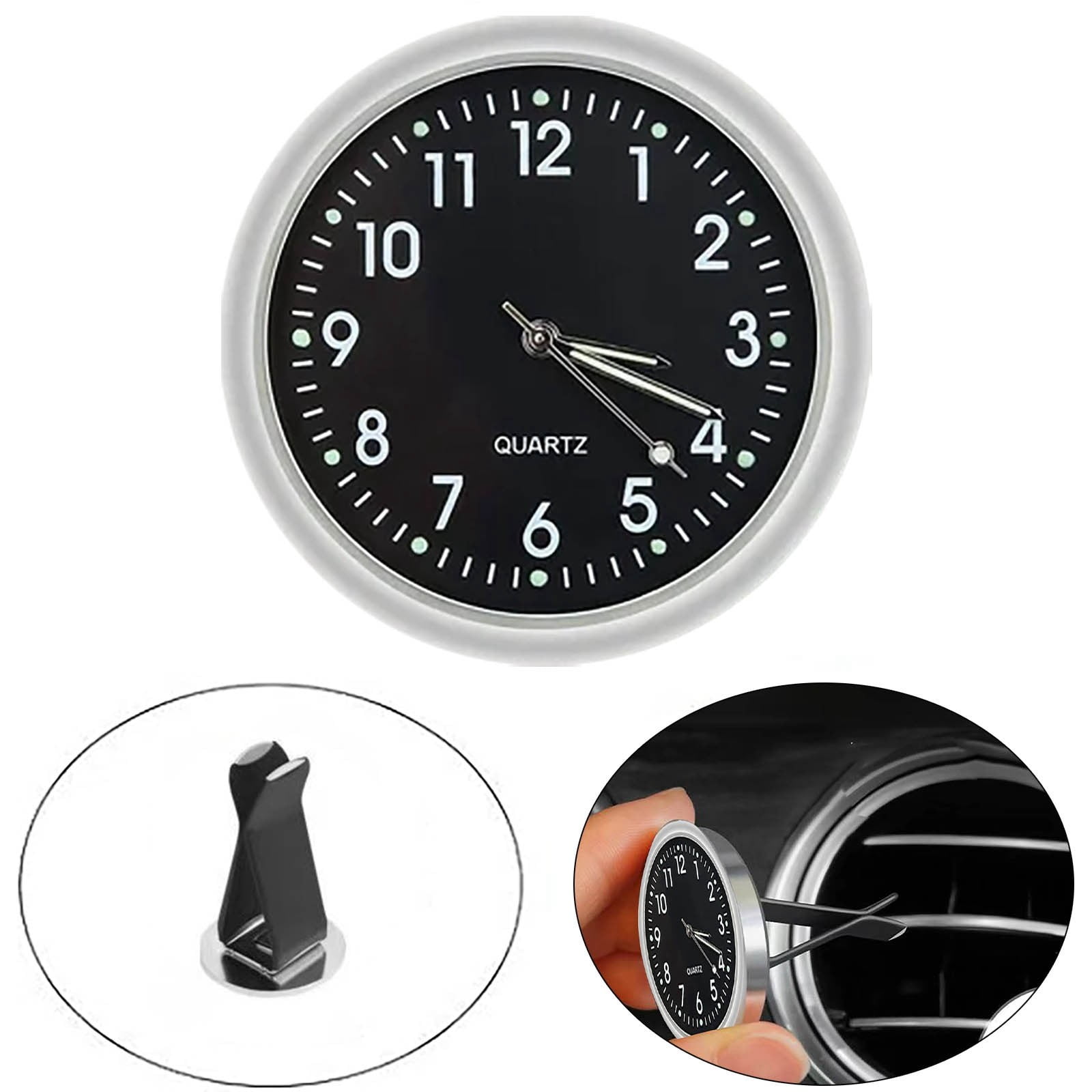 Air for Cars for Girl Mini Car Clock Glowing On Micro Vents Analog ...