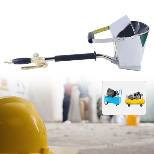 Air Cement Mortar Sprayer Stucco Plaster Hopper Spray Gun Wall ...