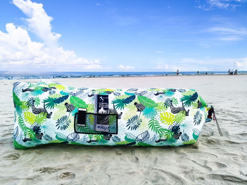 Air Chair Self Inflatable Without Pump,Beach,Park, Pool, Camping ...