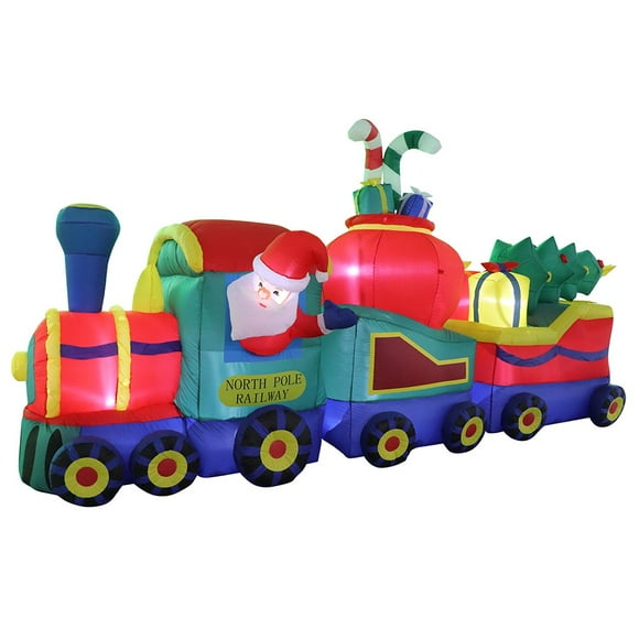 Santa Train Inflatable