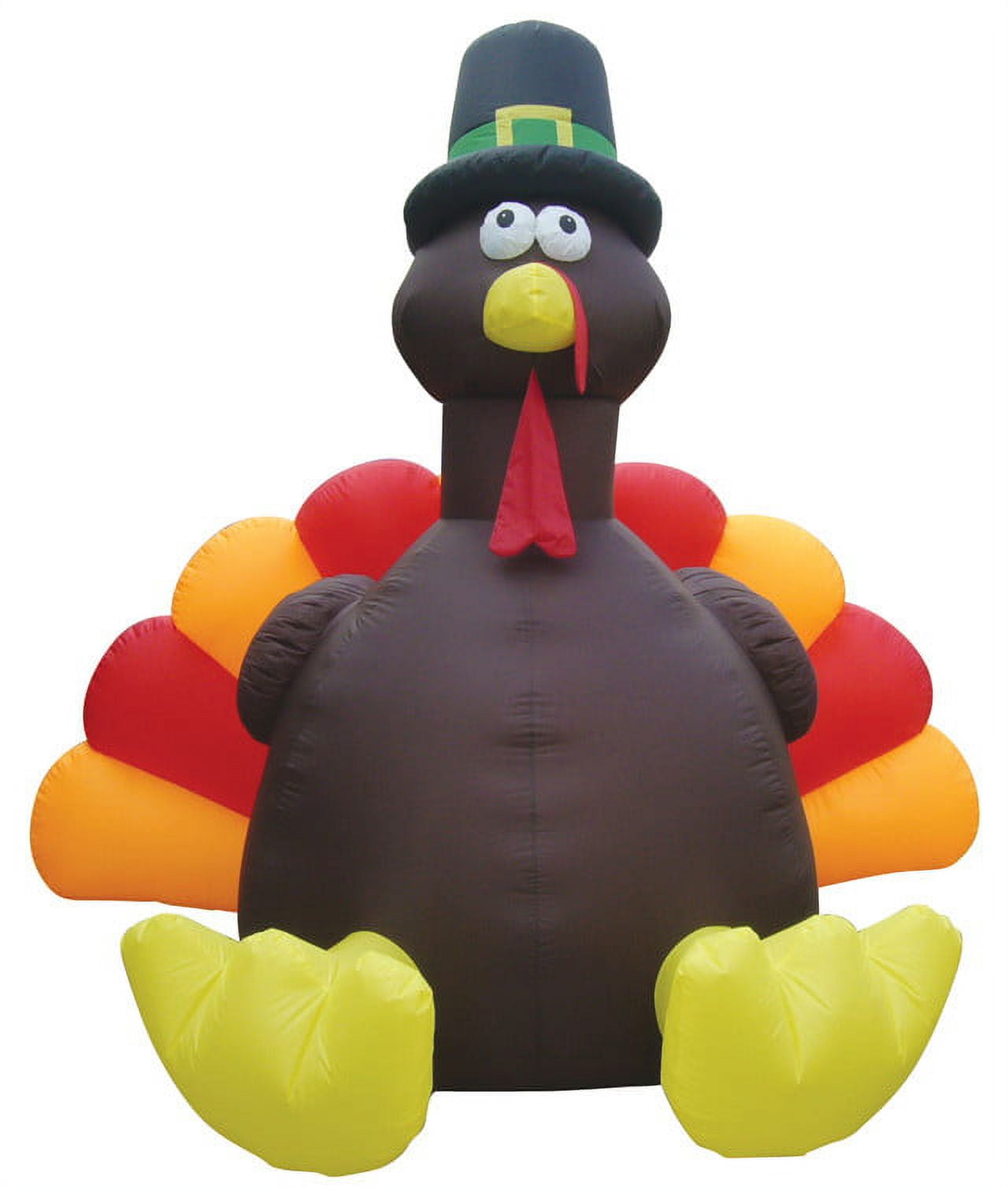 Air Characters Thanksgiving Turkey - Yard AirBlown Inflatable, 120 ...