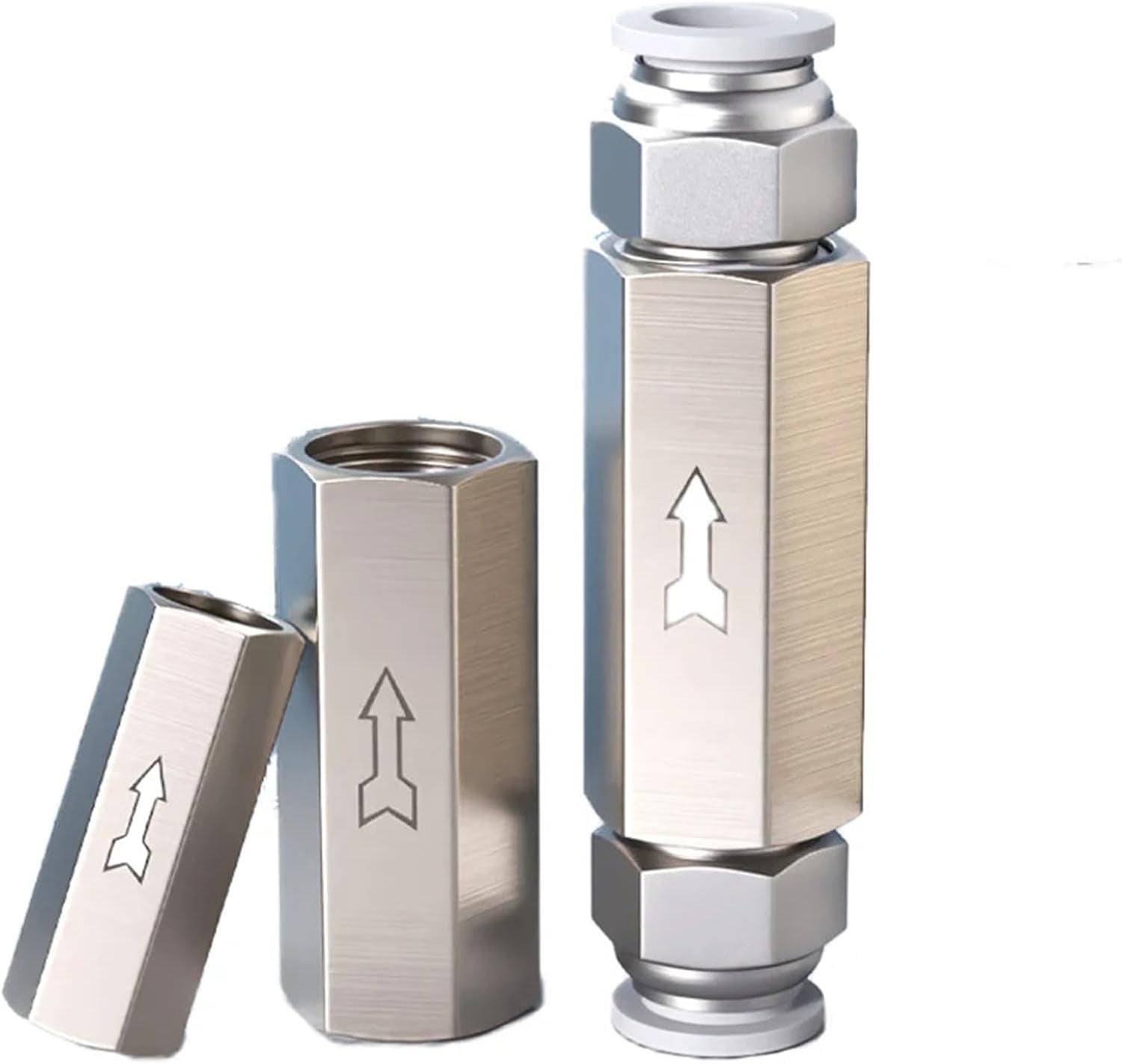 Air Check Valve 6mm 8mm 10mm 1/4 OD Hose one-Way Valve air Gas one-Way ...