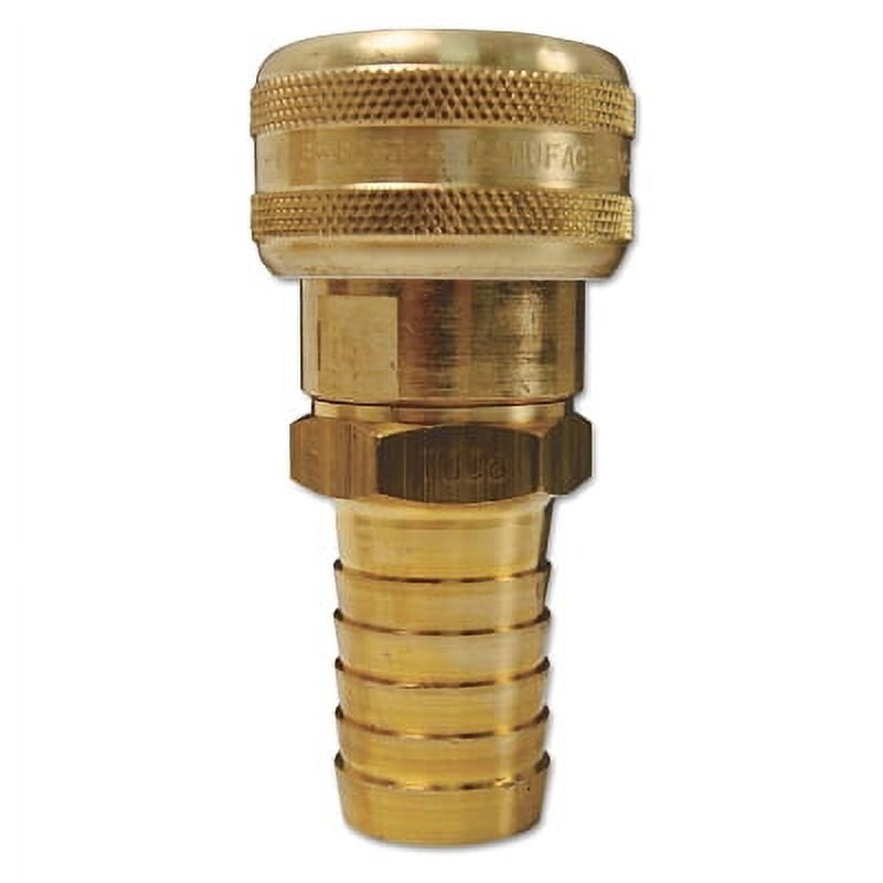 Air Chief Industrial Semi-Auto Coupler Standard Hose Barb, 3/8 in ID, 1 ...