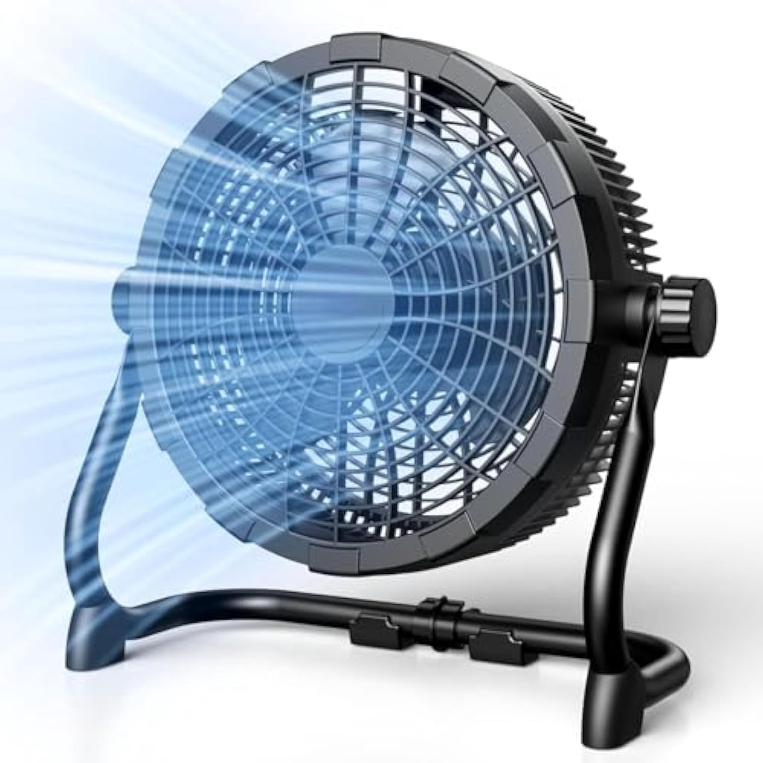 Ecotronic Rechargeable Battery Powered Fan, 10-Inch Cordless Portable ...