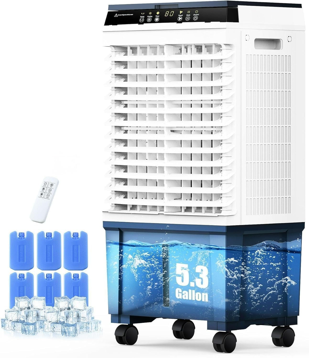 Air Choice Swamp Cooler, 1800 CFM Portable Evaporative Air Cooler with ...