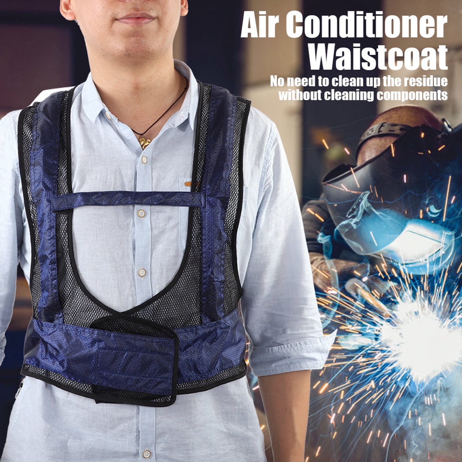 Air Compressed Cooling Vest, Vortex Tube Conditioner Waistcoat ...