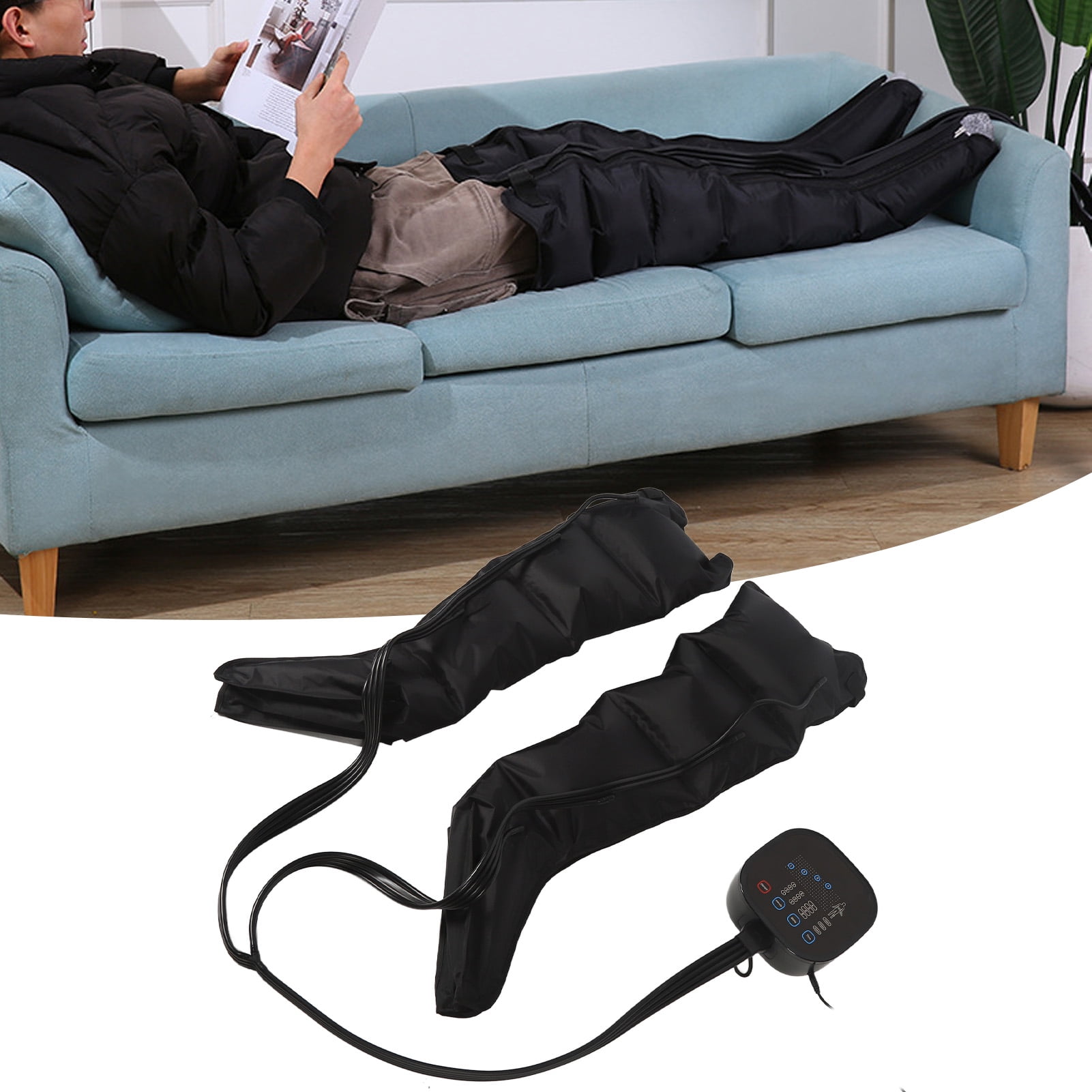 Air Compression System Leg Massager- Foot, Full leg and Calf Recovery ...