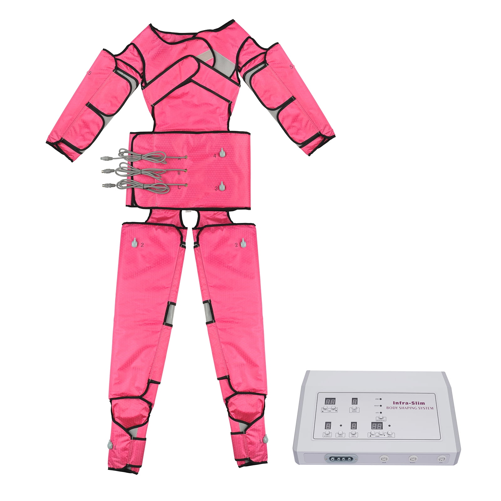 Air Compression Massage Leg Wraps, Infrared Heat & Pressure Therapy ...