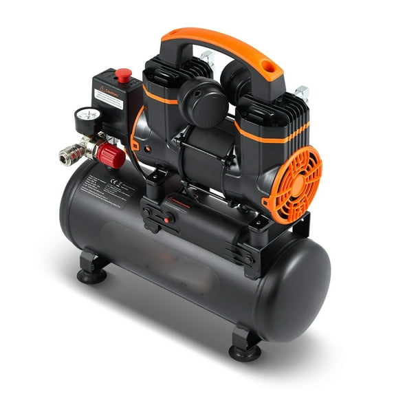 Air Compressor 2.1 Gallon 900W Ultra Quiet Oil-Free - 2.2 CFM@90PSI ...